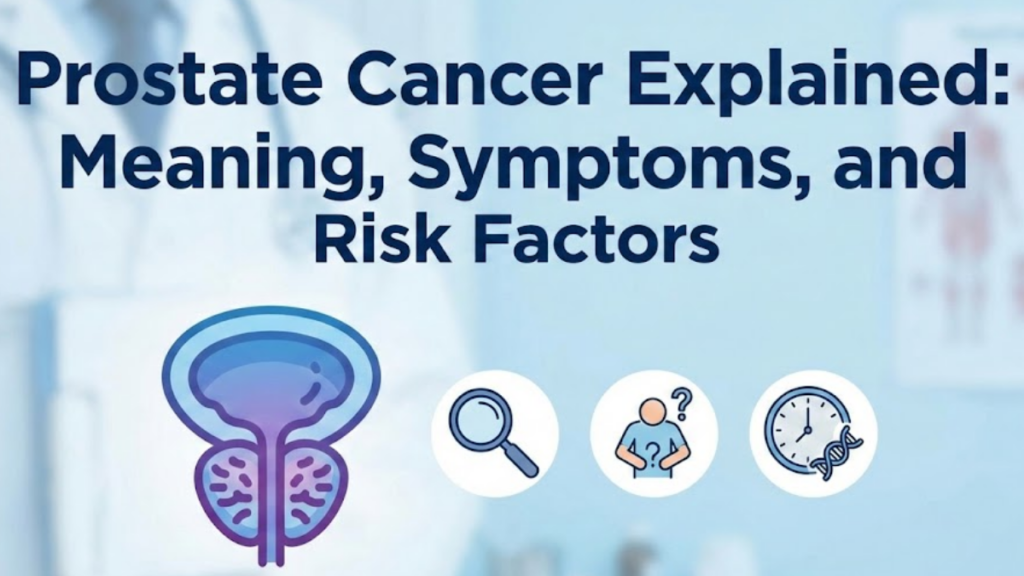 Prostate Cancer Explained: Meaning, Symptoms, and Risk Factors